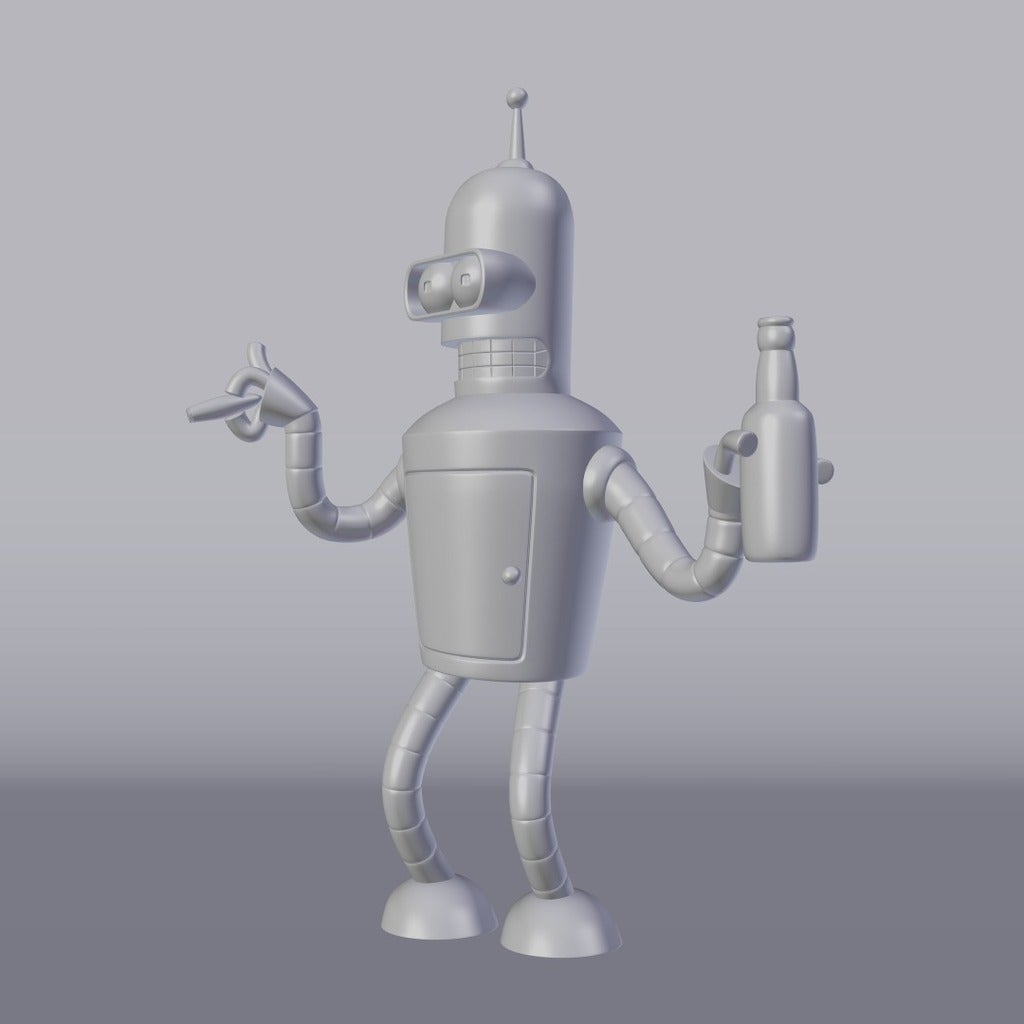 STL file Bender Futurama 🤖 ・Design to download and 3D print・Cults