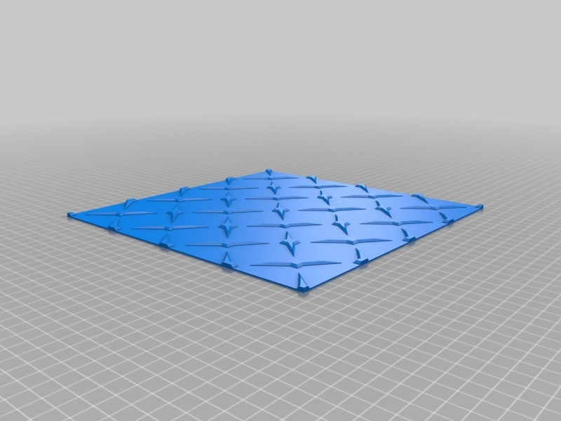 💎 diamond plate tile pattern・Free STL File for ・Cults