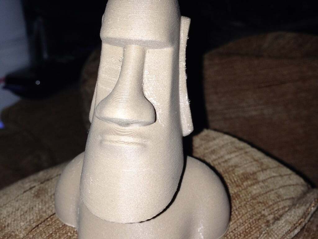 3D printing Flat-bottomed Moai・Cults