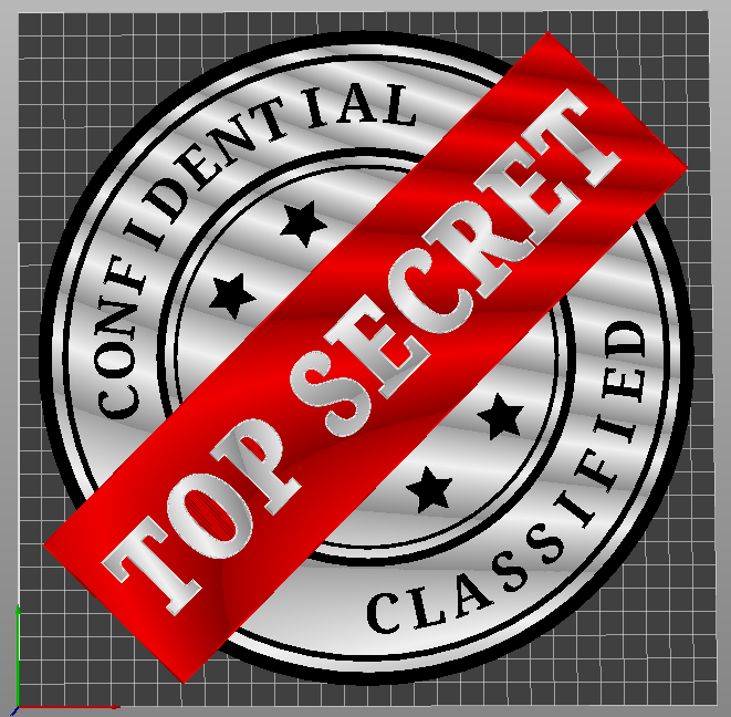 Free 3D file TOP SECRET 🔝 ・3D printing idea to download・Cults