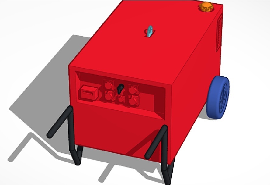 👽 Diesel Generator・ STL File for ・Cults