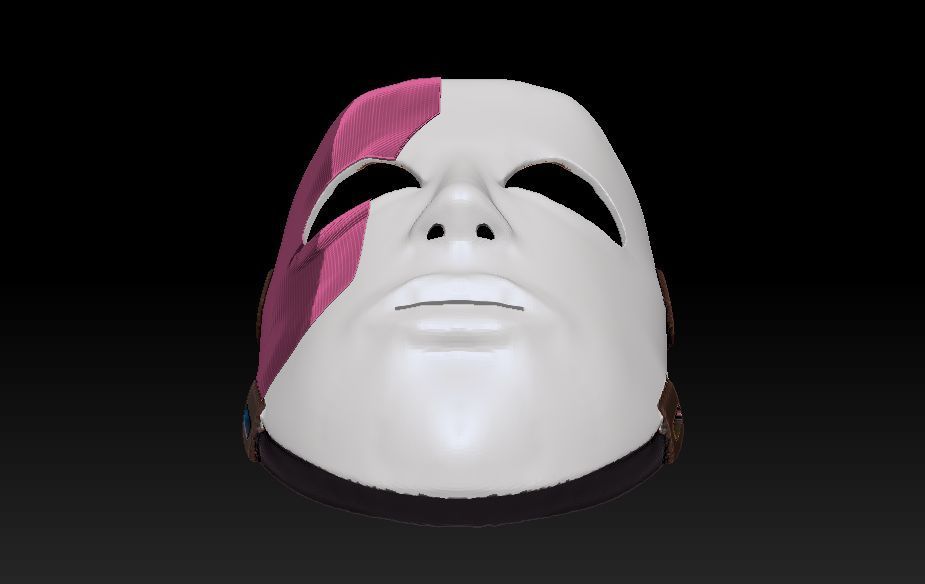 🎨 Sally Face Mask・ OBJ File for 3D printing・Cults