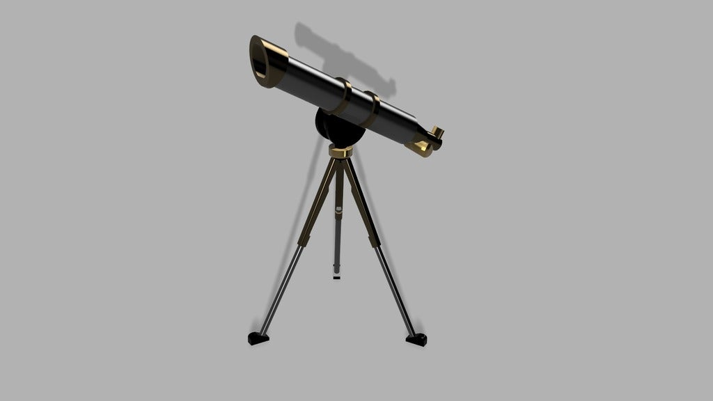 🔭 Telescope・Free STL File for ・Cults