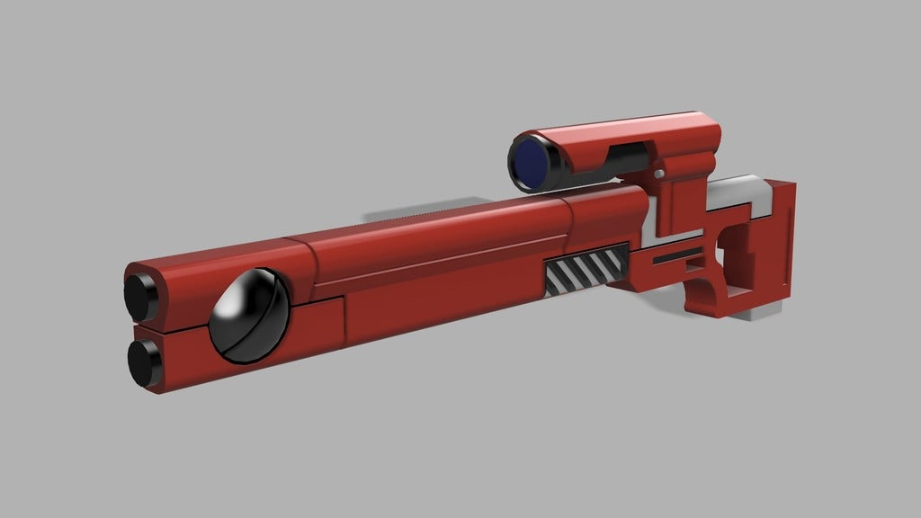 🎲 Pulse Rifle "Veteran"・Free STL File for ・Cults