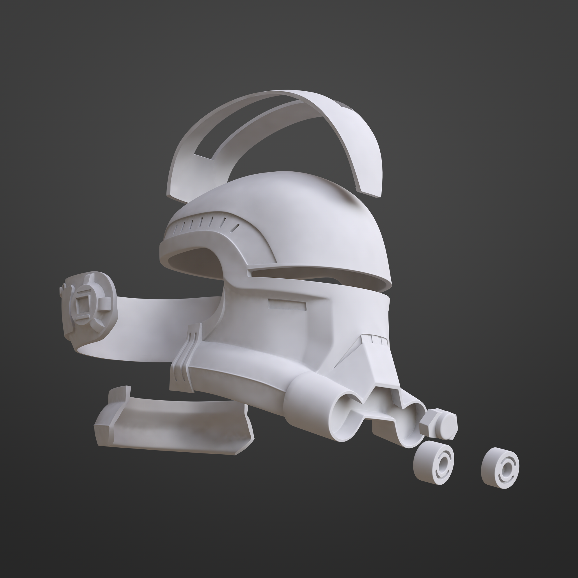 STL file Bad Batch ECHO Helmet 🪖 ・Model to download and 3D print・Cults