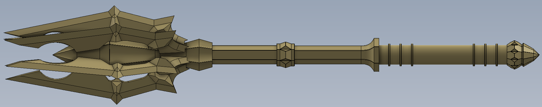 STL file Sauron's Mace/ Mace of Sauron 👽 (3MF)・3D printable model to ...