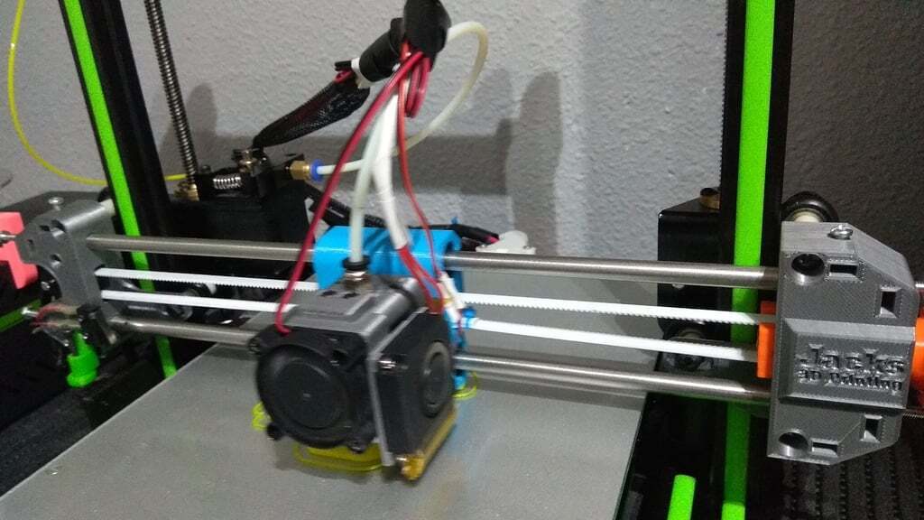 3D print Anet E10 X-Axis Guide Rod System Complete - IGUS Bearing・Cults