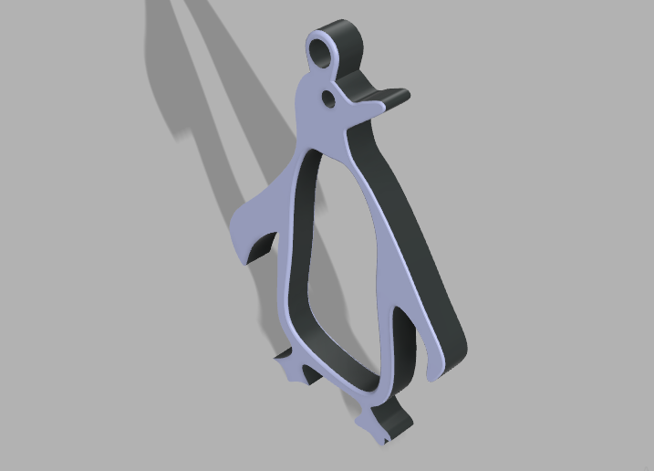 Free STL file Penguin key ring / porte-clés manchot 🐧 (OBJ)・3D ...