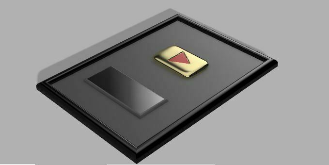 Free STL file YouTube subscriber badge (YouTube subscriber badge) 📛 ...