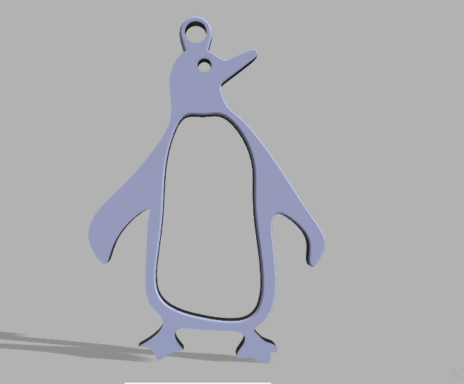 Free STL file Penguin key ring / porte-clés manchot 🐧 (OBJ)・3D ...