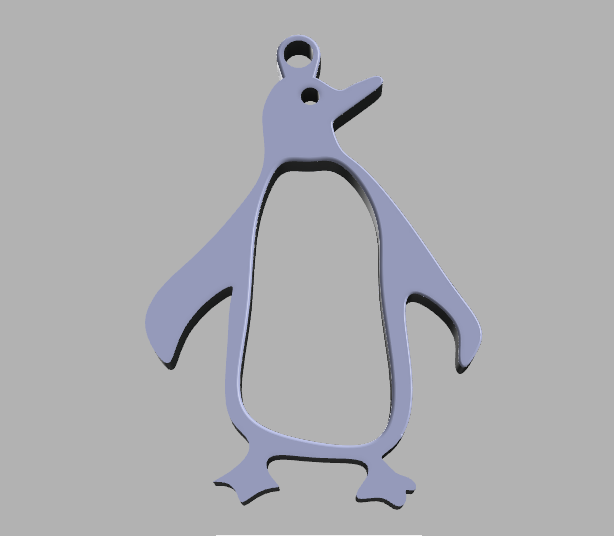 Free STL file Penguin key ring / porte-clés manchot 🐧 (OBJ)・3D ...