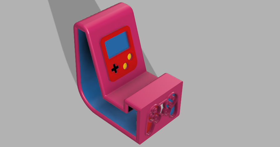 Free STL file Gamer Cell Phone Holder /CELL PHONE HOLDER 📞 (OBJ)・3D ...