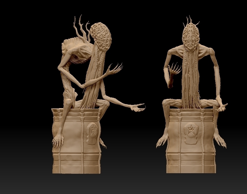 🎨 Amygdala Statue - Bloodborne・Free STL File for ・Cults