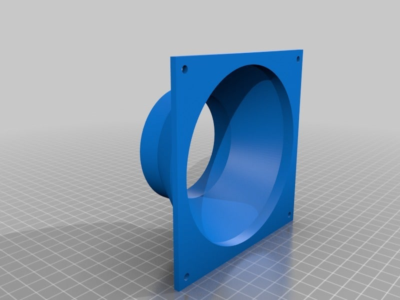 Free STL file Duct Flange, 120mm & 3in 🔧 ・3D printable object to ...