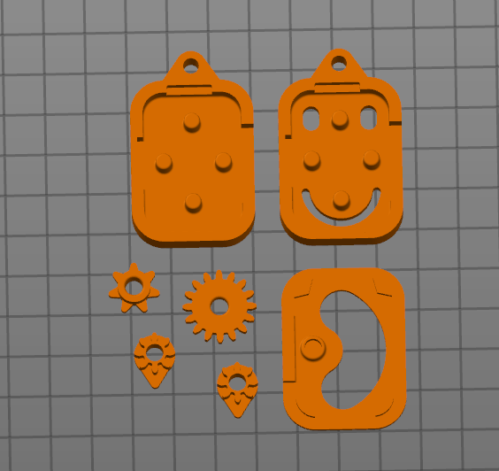 Free 3D file gear keychain ⚙️ ・3D printer model to download・Cults