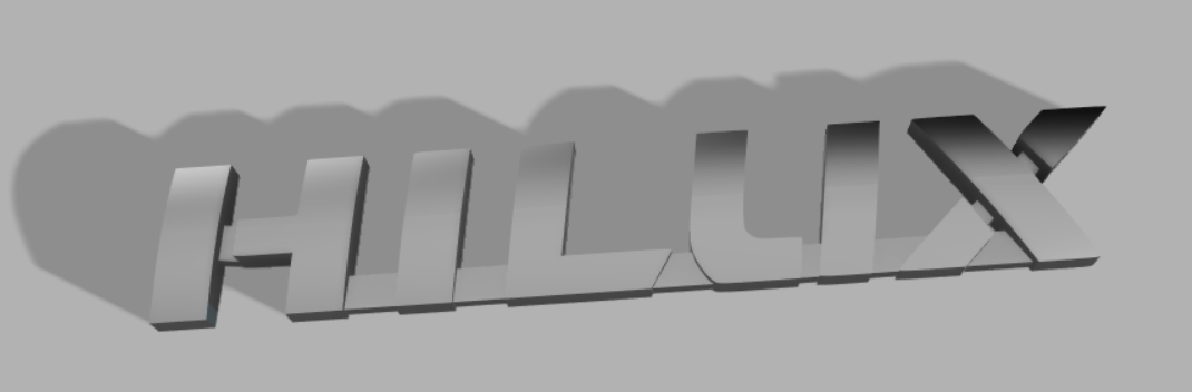 STL file HILUX LOGO // HILUX LOGO 🚗 ・3D print model to download・Cults