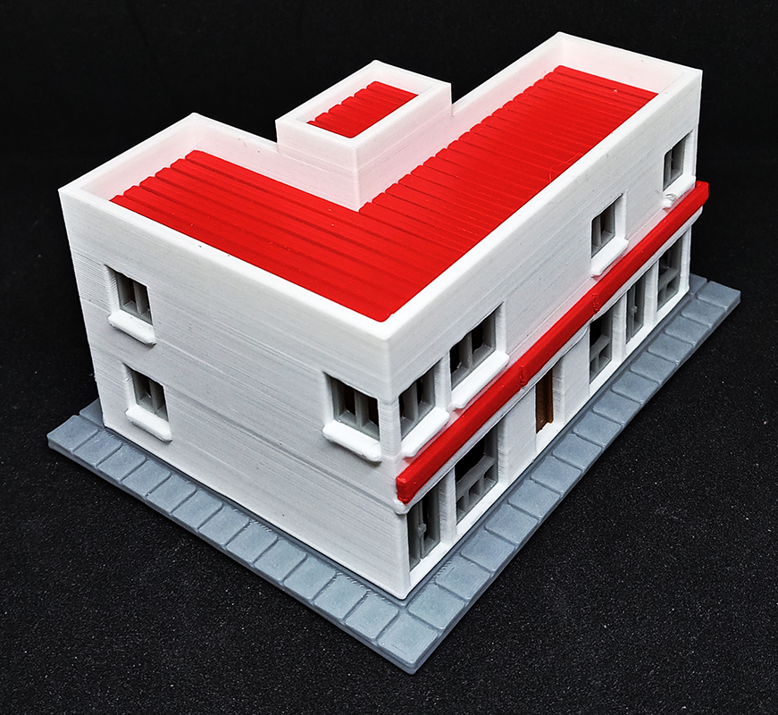 3D printing Small apartment and commercial building • made with ...