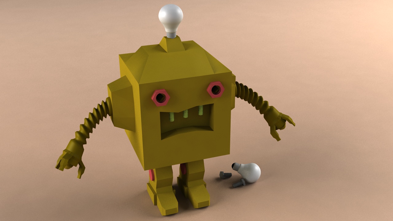 STL file Angry cubot 😡 ・Template to download and 3D print・Cults