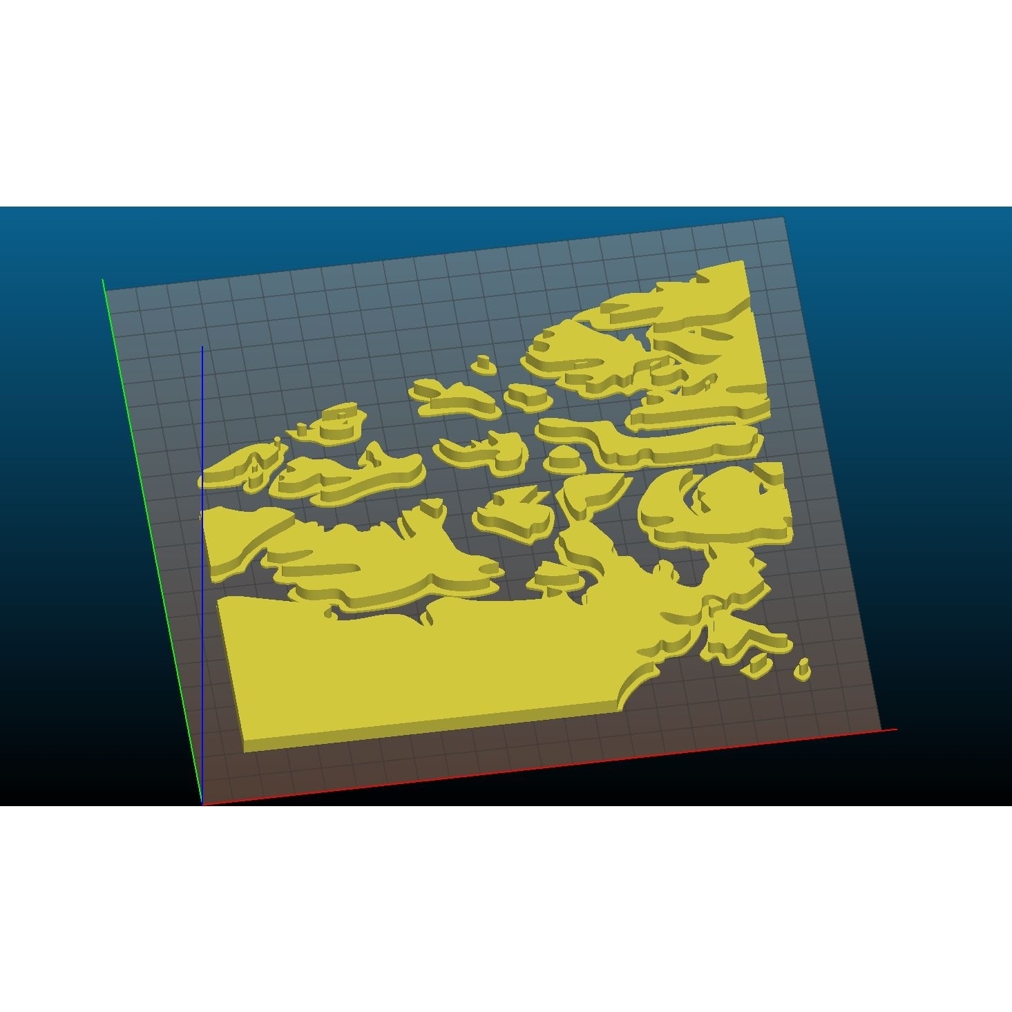3D file World Map 🗺️ ・3D printing design to download・Cults