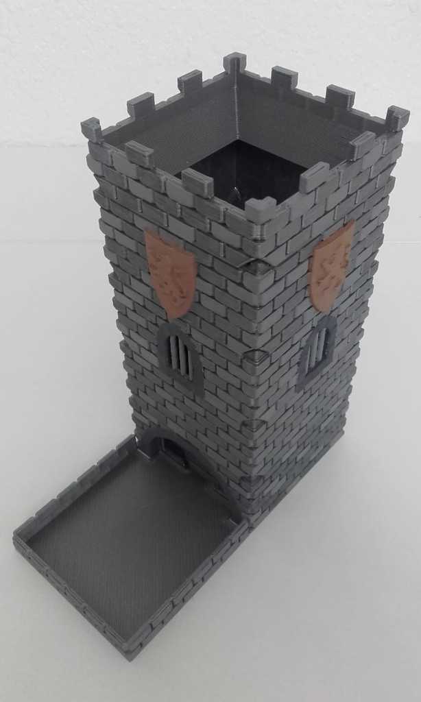 3D printable Dice Tower - Modular Castle・Cults