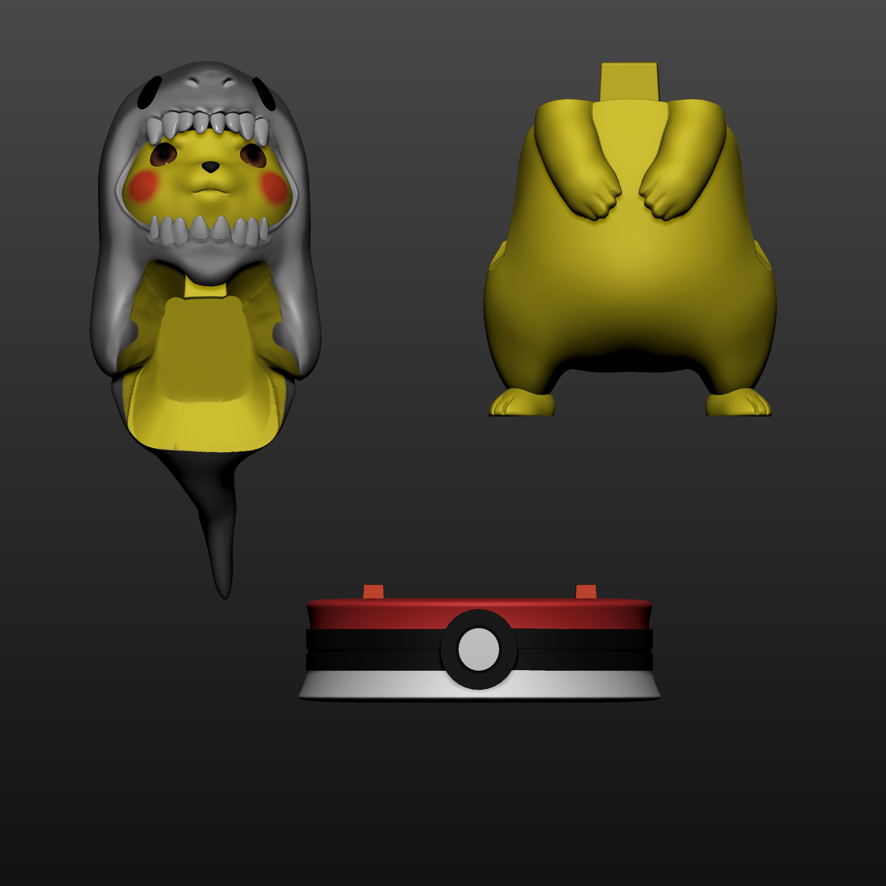 👾 Pikachu Cosplay 3D・ 3D File for ・Cults