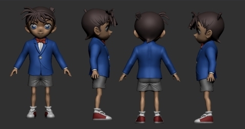 3D file Detective Conan 🕵️‍♂️ ・Model to download and 3D print・Cults