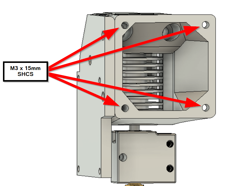 Free STL file Creality Ender 3 - E3D v6 Volcano Mount and Fan Adapter 🌋 (STEP)・Design to ...