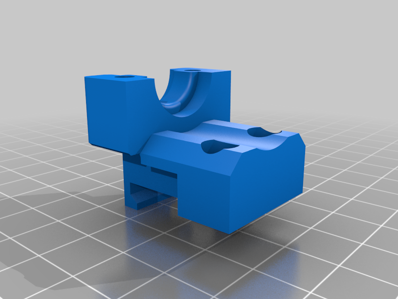 Free STL file Creality Ender 3 - E3D v6 Volcano Mount and Fan Adapter 🌋 (STEP)・Design to ...