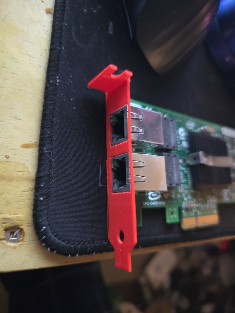 Free 3D file Intel PRO/1000 PT low profile pcie cover 👽 ・3D print ...