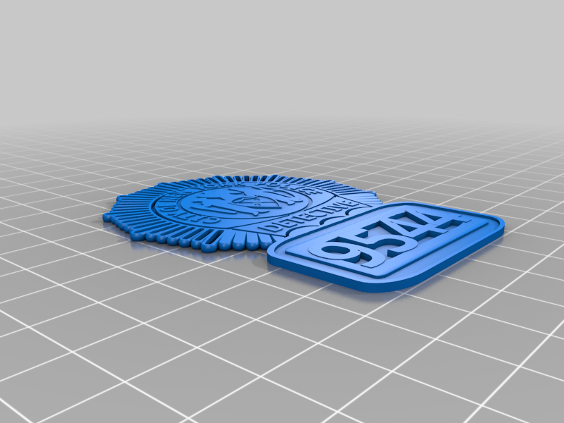 🕵️‍♂️ Brooklyn 99 Detective Badges (Jake and Amy)・Free STL File for ・Cults
