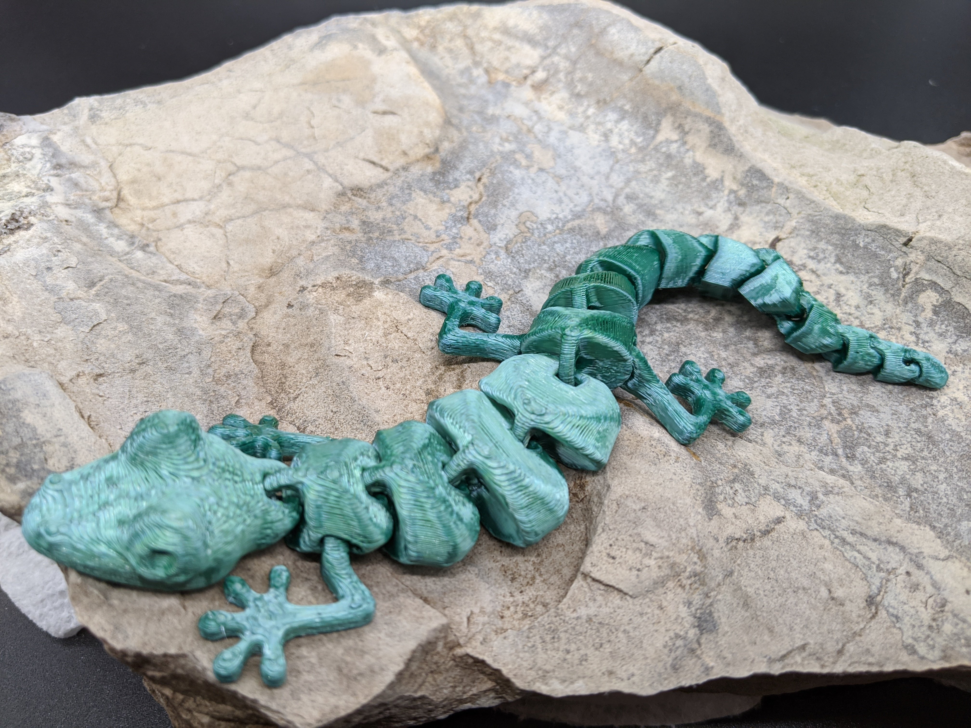 3D printing Articulated Lizard v2・Cults