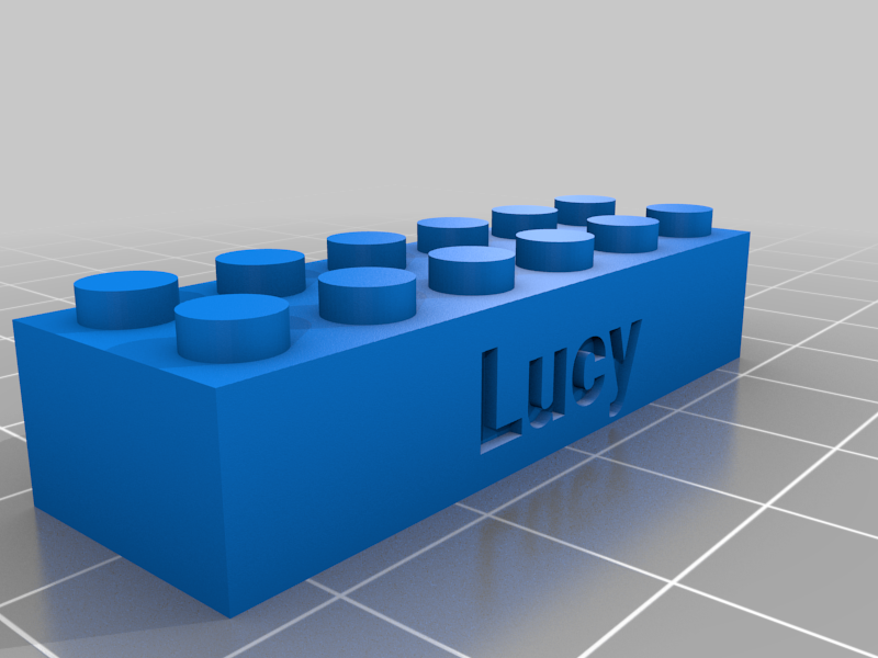 🎨 lucy lego・Free 3D File for ・Cults