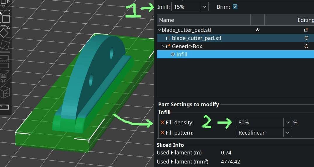 3D printable Razor Blade Utility Cutter Pad (Master Mechanic)・Cults