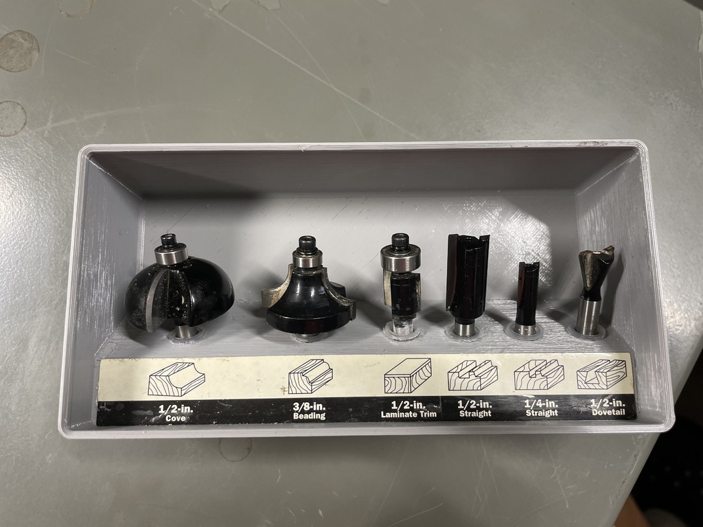 🏢 Gridfinity Router Bit Organizer・Free 3D File for ・Cults