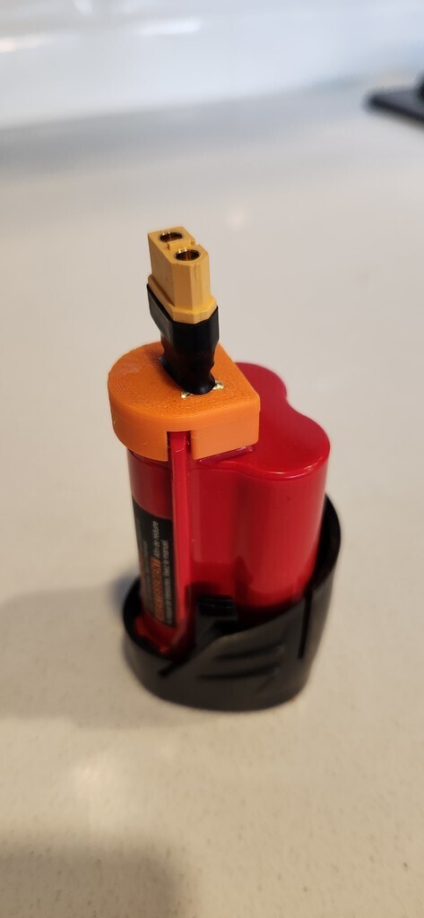 🔋 Simple Milwaukee M12 Battery Tap・Free 3D File for ・Cults