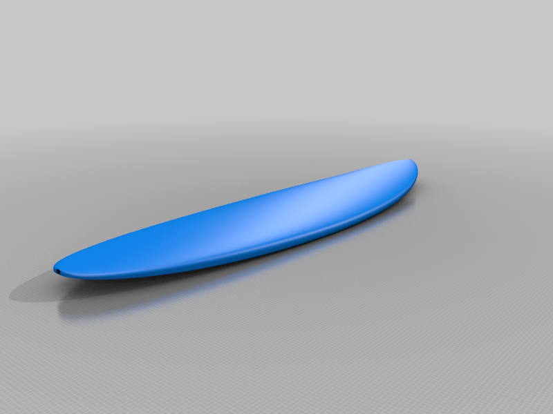 👽 3D Printed Surfboard・Free STL File for ・Cults