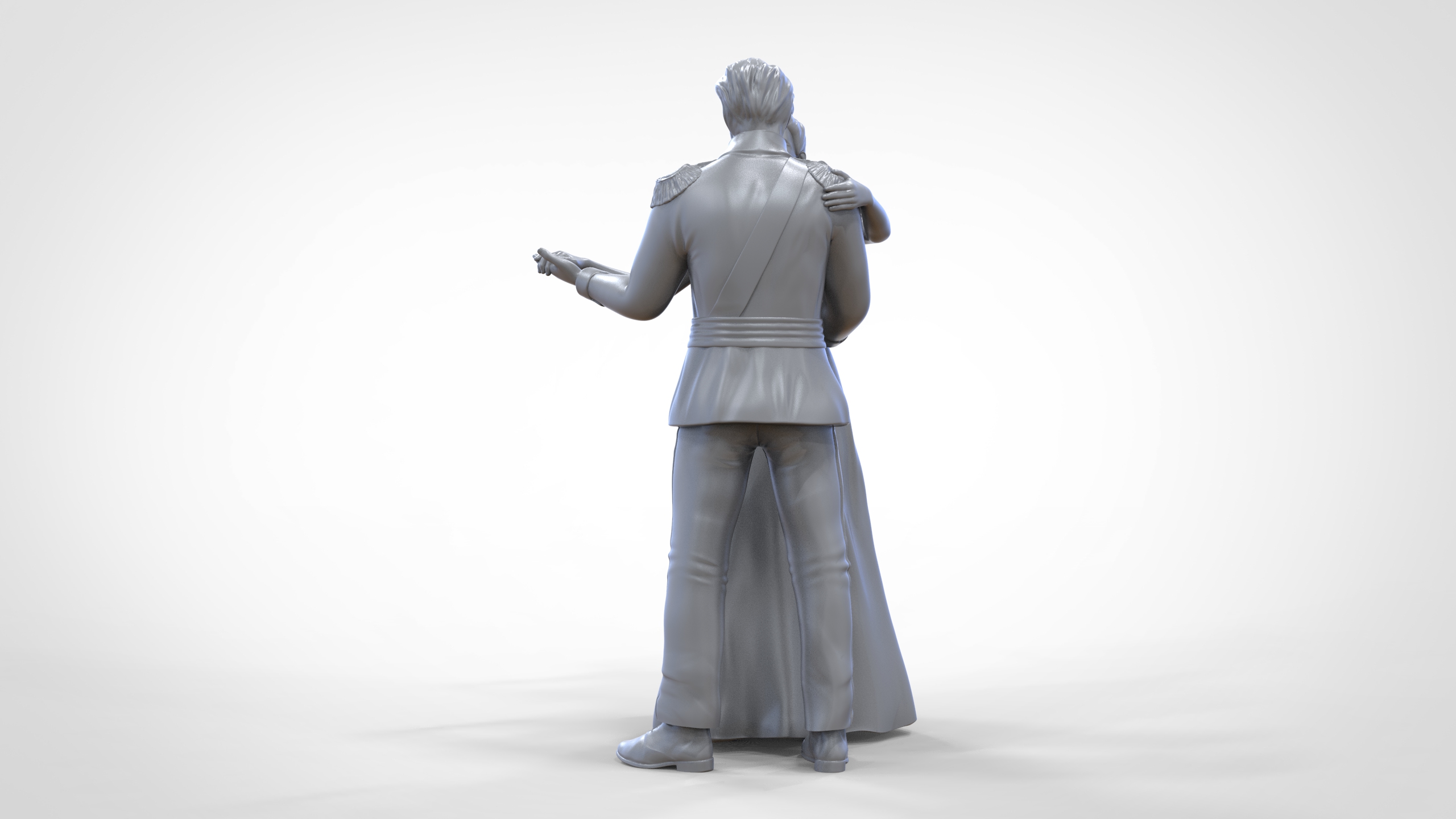 STL file Prince and Princess dancing 🤴 (OBJ and 3MF)・Model to download ...