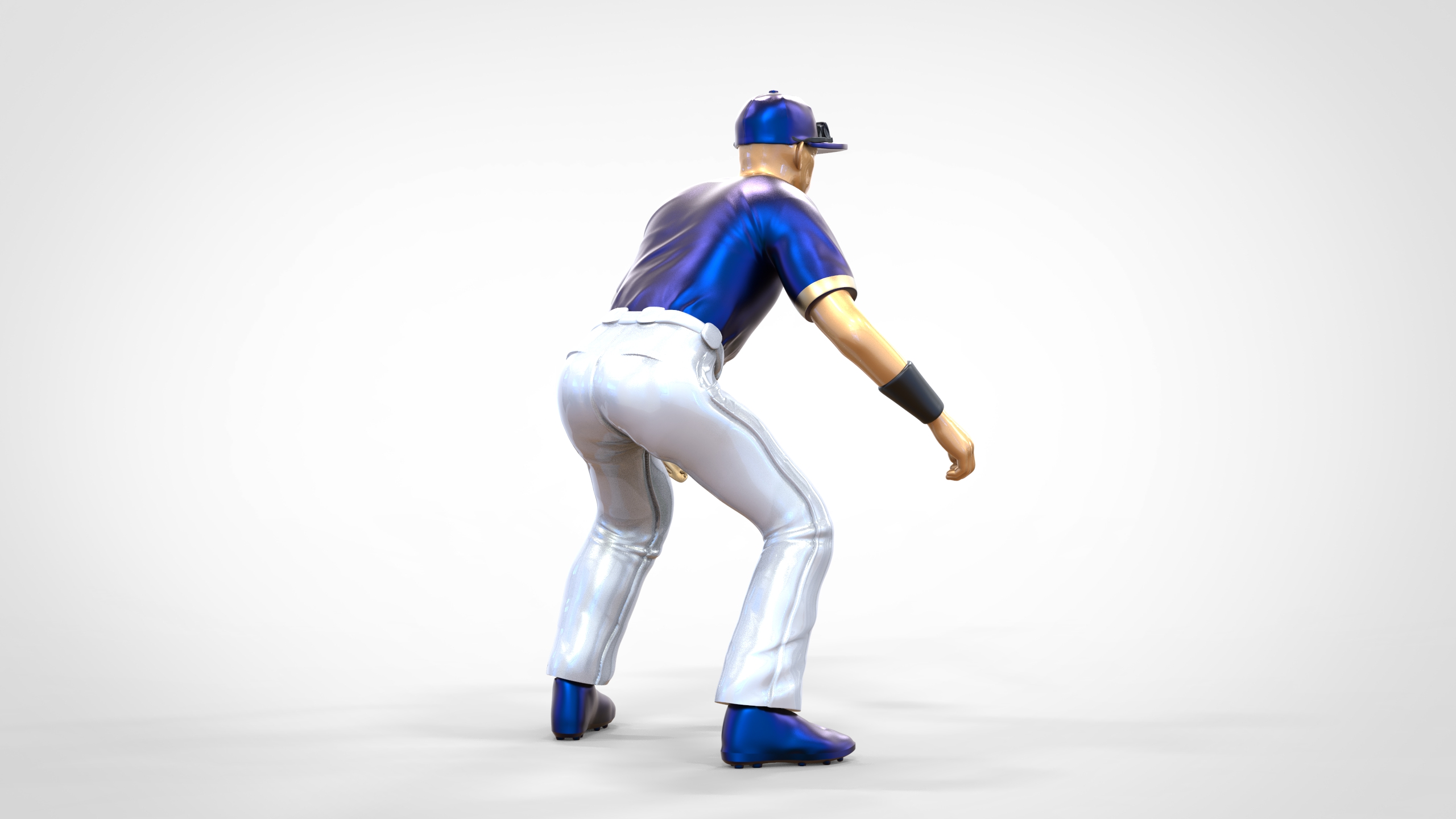 ⚾ N2 Baseball player Center fielder・ STL File for ・Cults