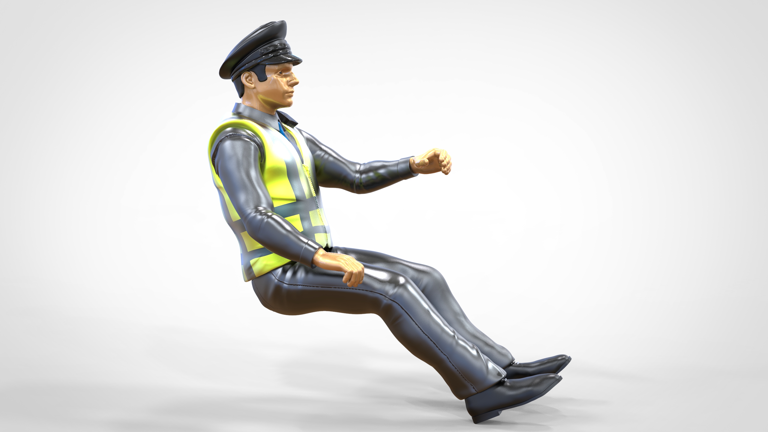 STL file N3 Driver Traffic Police 🚦 (OBJ and 3MF)・Model to download and ...