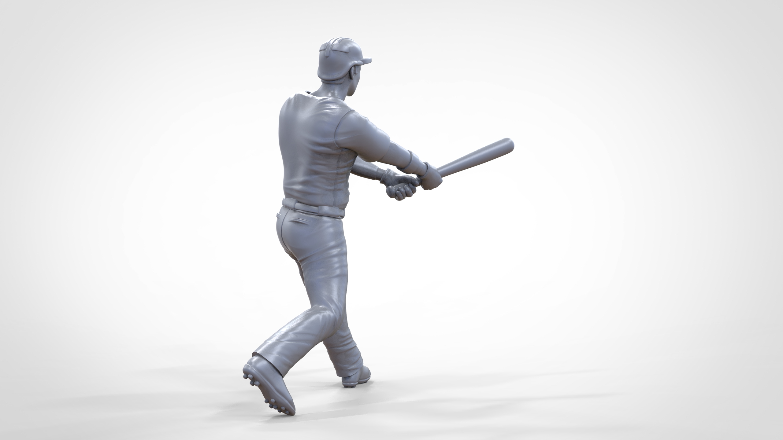STL file N1 Baseball player Center fielder ⚾ (OBJ and 3MF)・3D printing ...