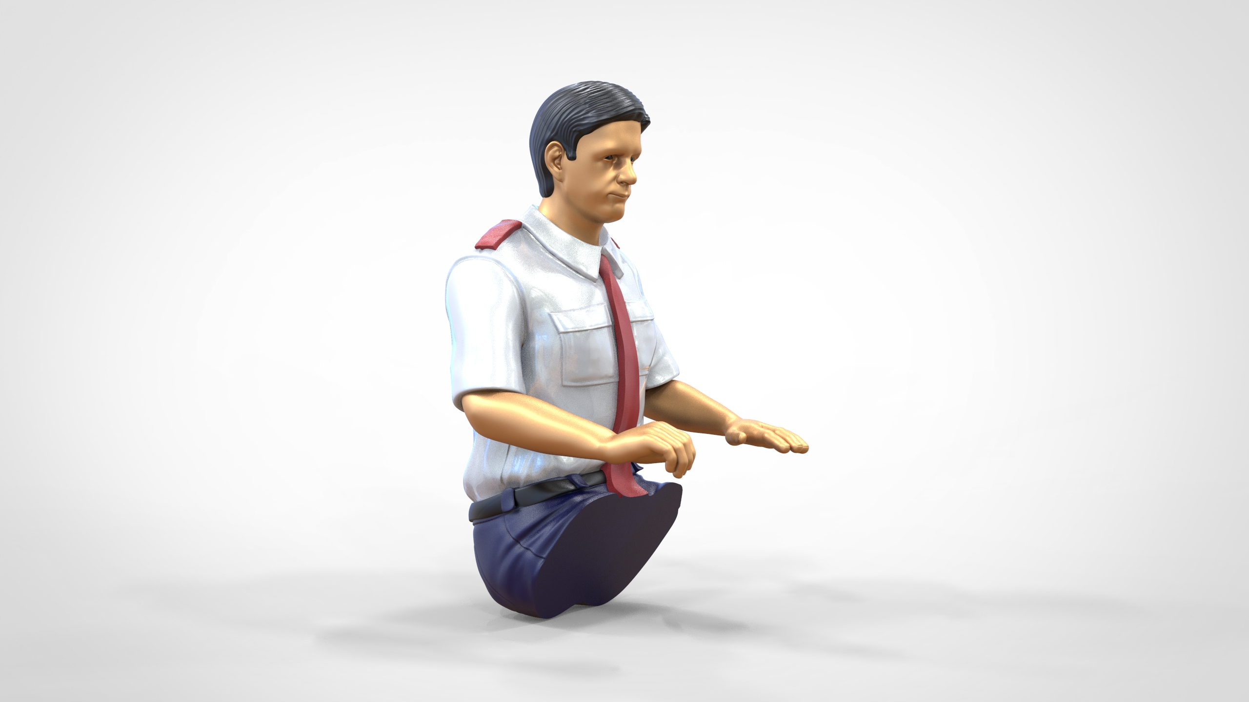 Fichier STL Conducteur de train urbain N2 🚆 (OBJ et 3MF)・Modèle à ...