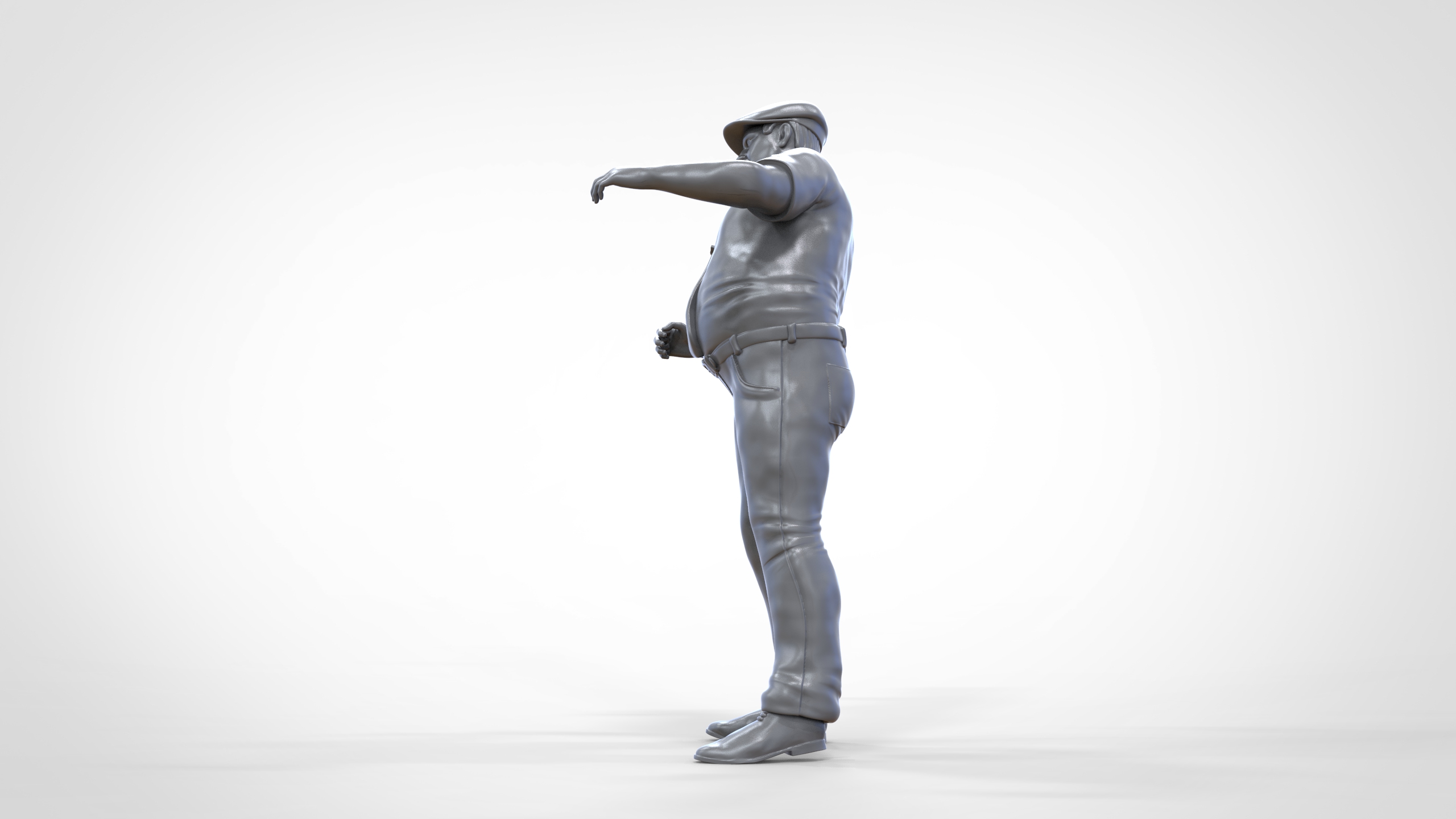 STL file N1 Train driver looks out of the train 🚆 (OBJ and 3MF)・3D ...