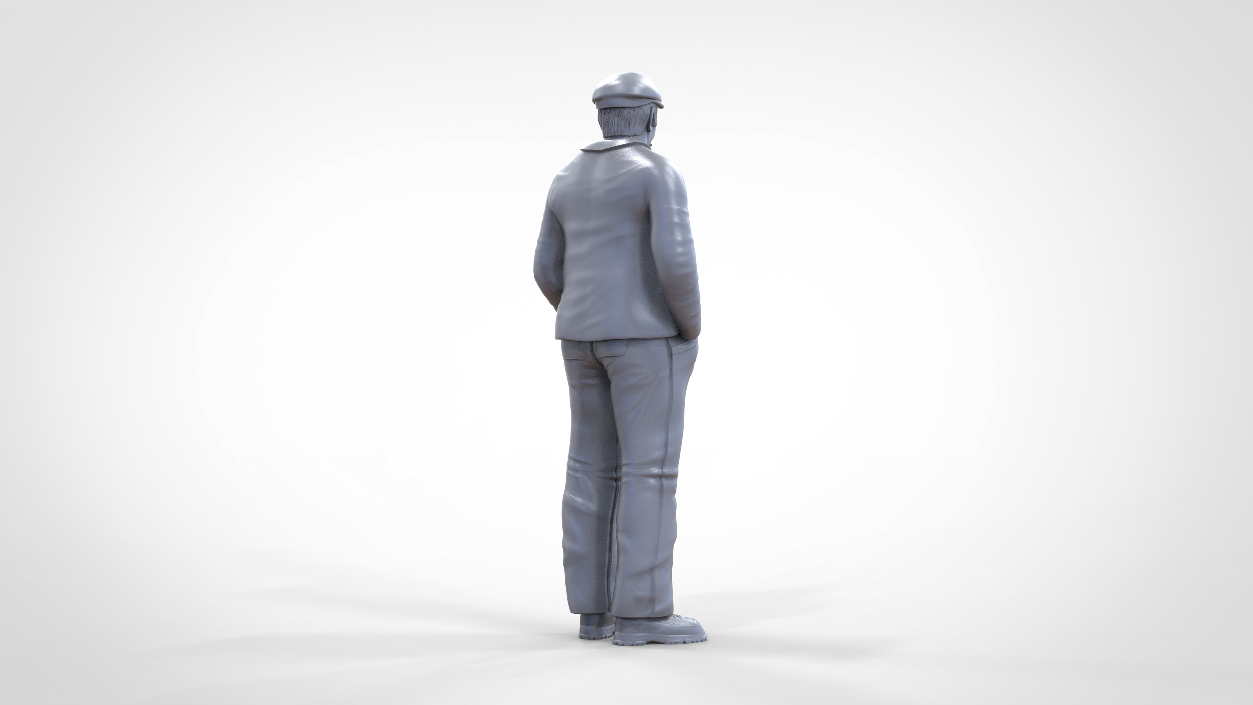 STL file Frederick Travis Dibnah - fred - backstreet mechanic 🧑‍🔧 (OBJ ...