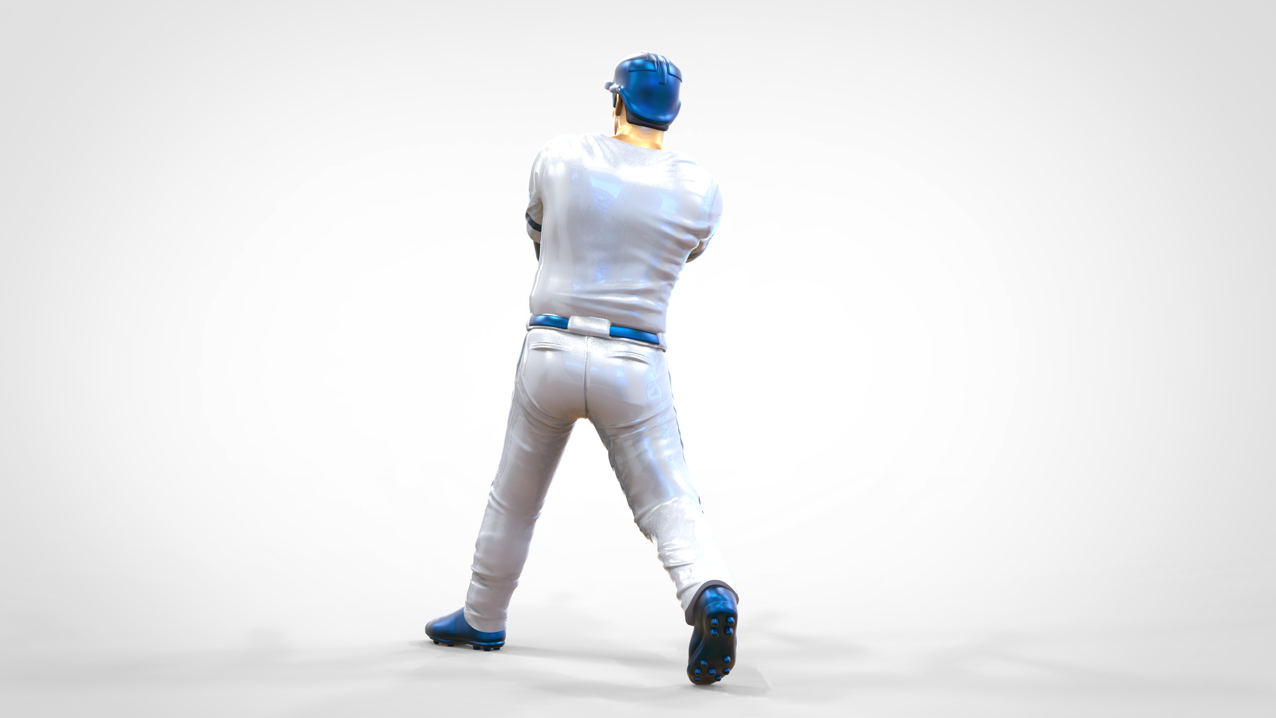 STL file N1 Baseball player Center fielder ⚾ (OBJ and 3MF)・3D printing ...