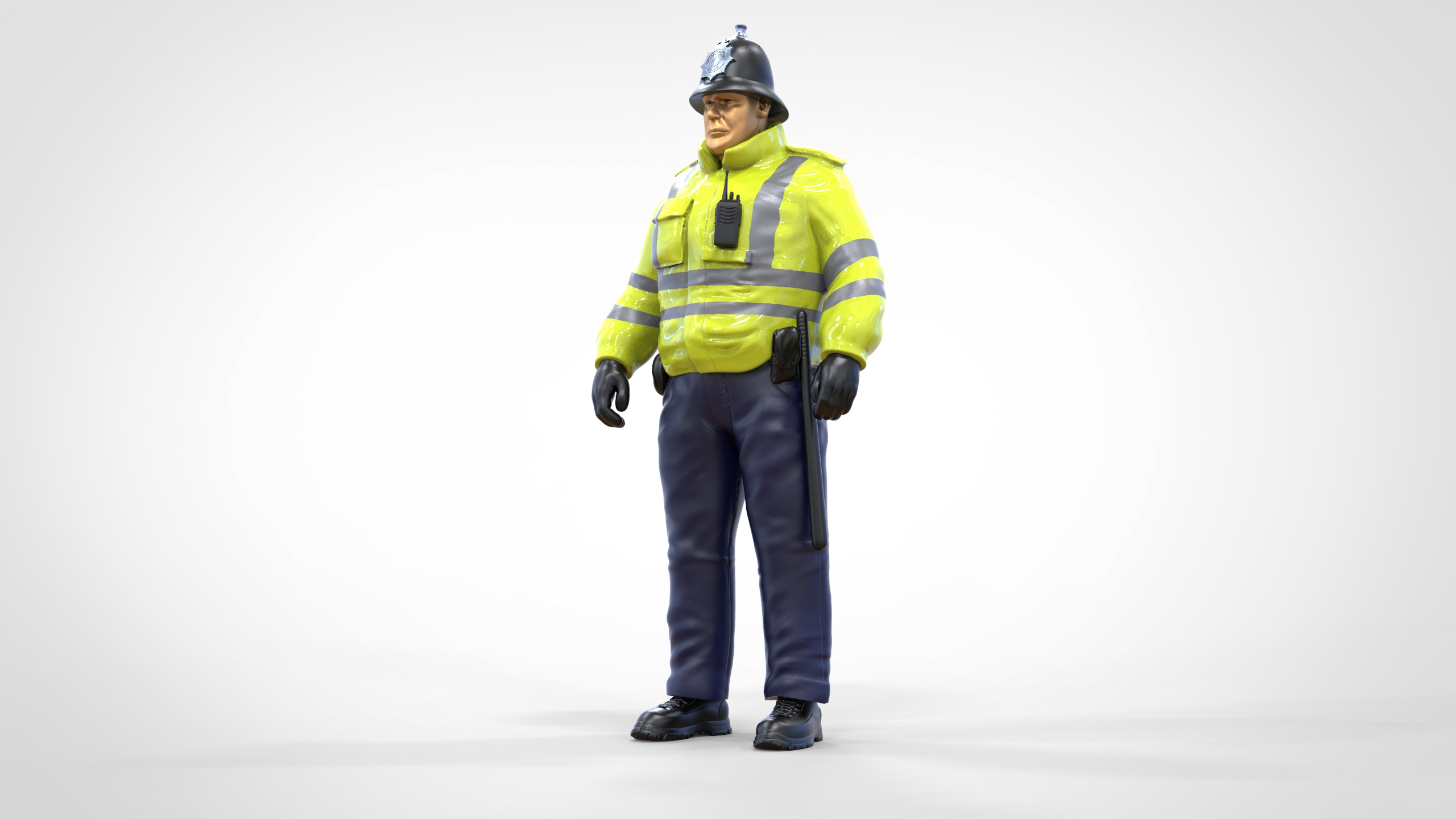 STL file N7 UK Police with unique hat 🚓 (OBJ and 3MF)・Design to ...