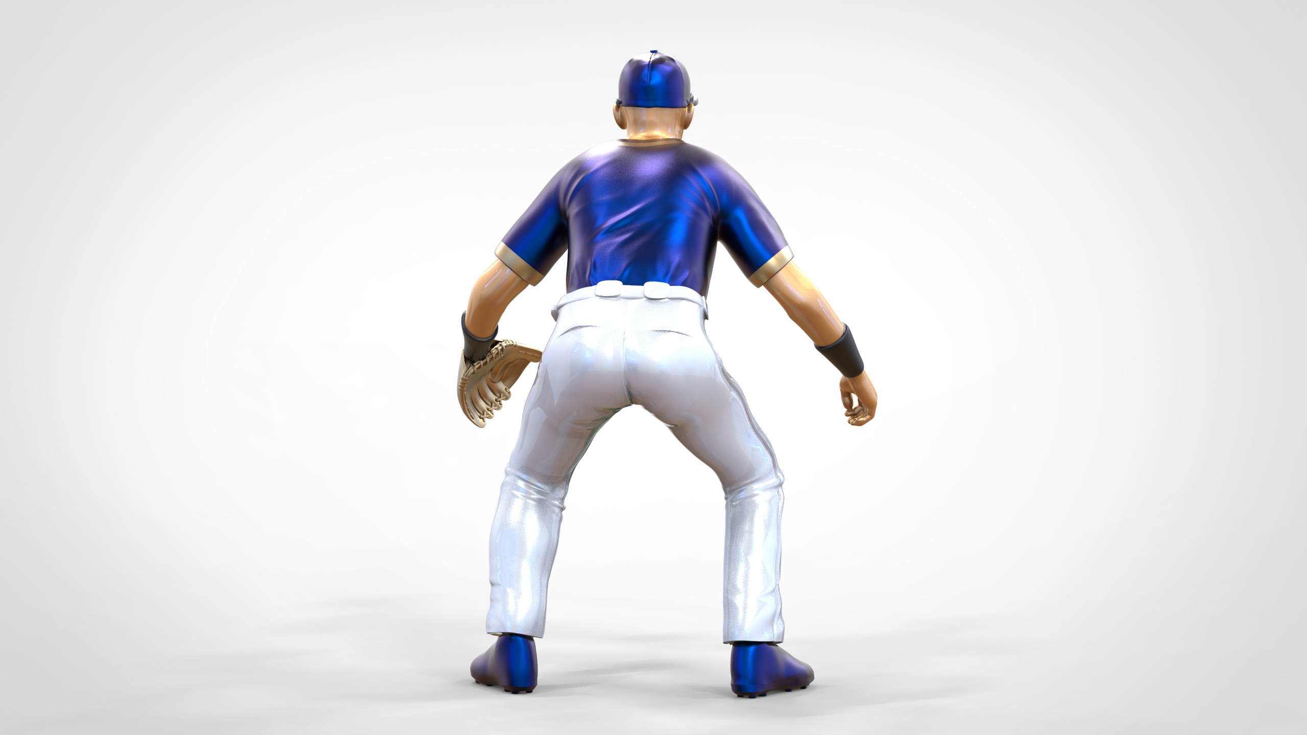 ⚾ N2 Baseball player Center fielder・ STL File for ・Cults