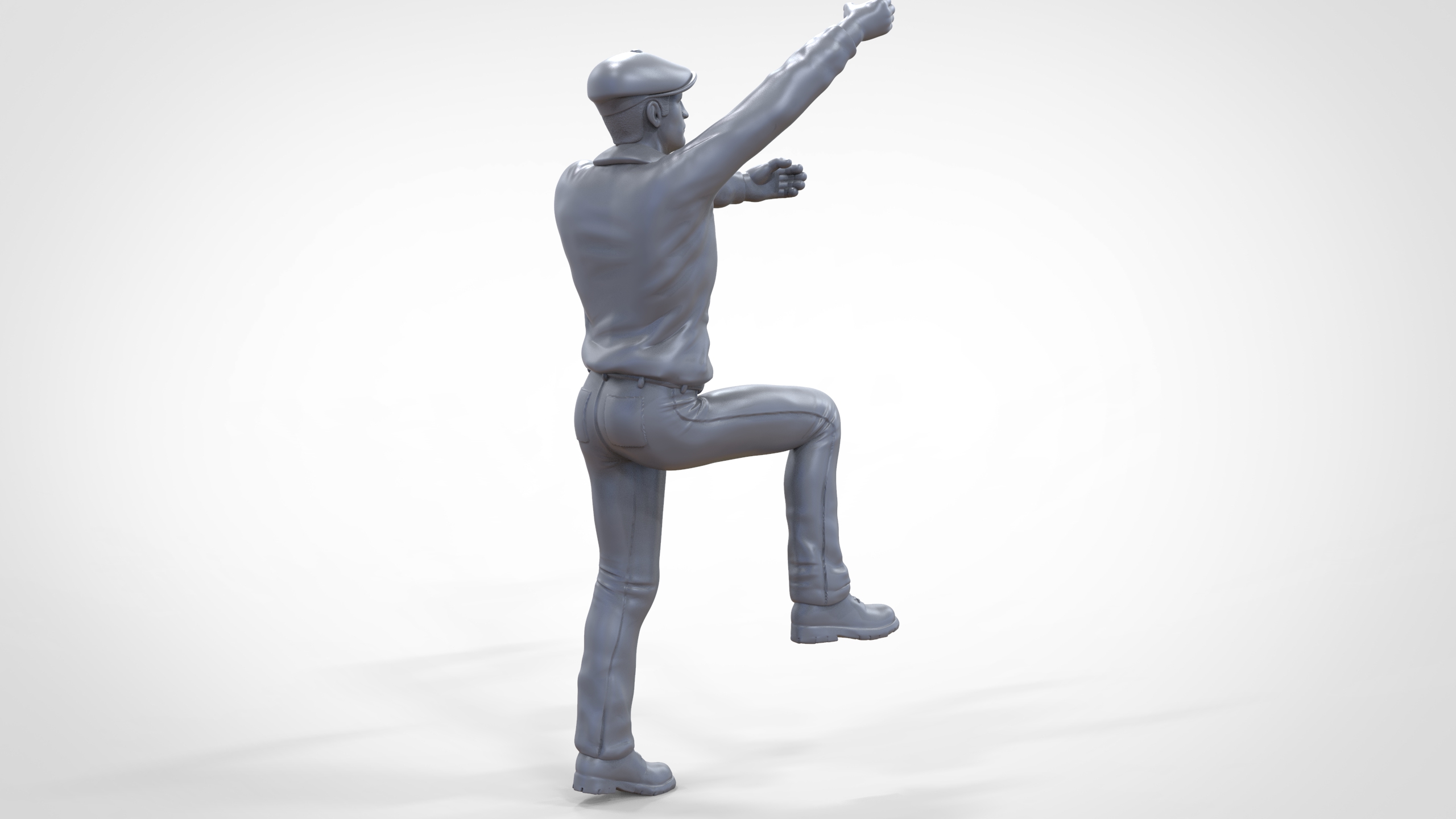 👨 Man Climb the ladder・ STL File for ・Cults