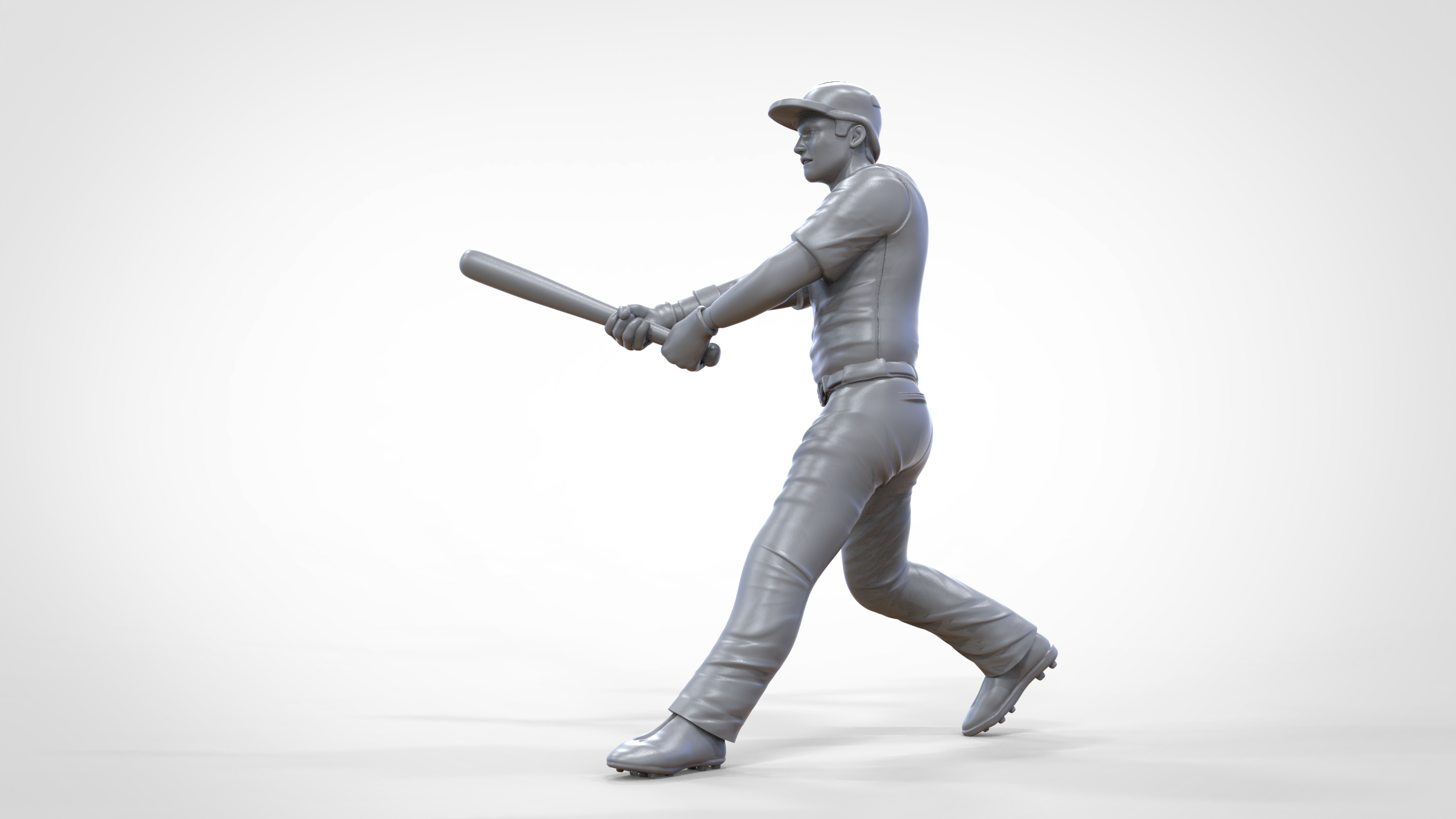 STL file N1 Baseball player Center fielder ⚾ (OBJ and 3MF)・3D printing ...