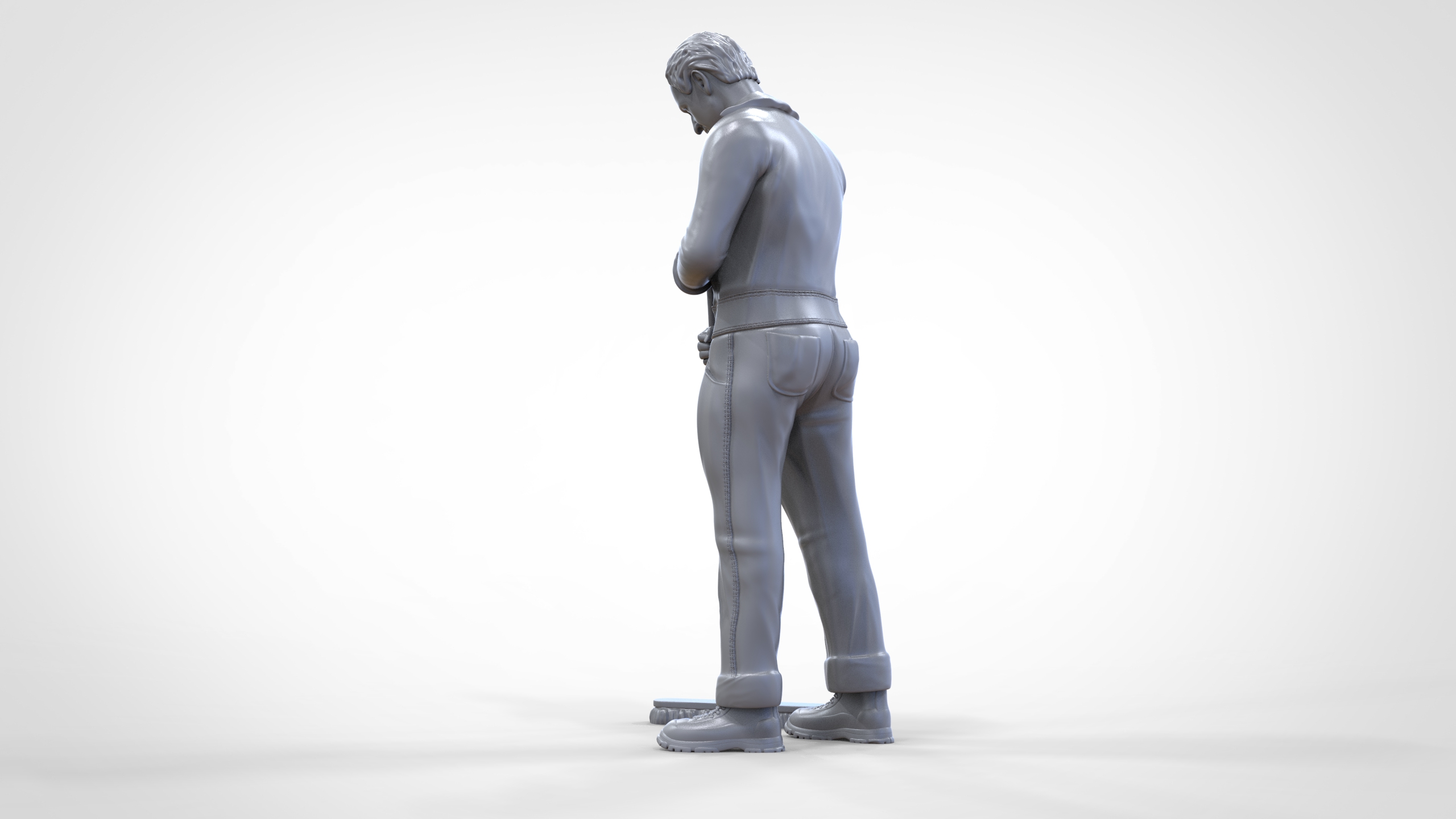 STL file N1 Cleaner or janitor brooming 🗿 (OBJ and 3MF)・3D printing ...