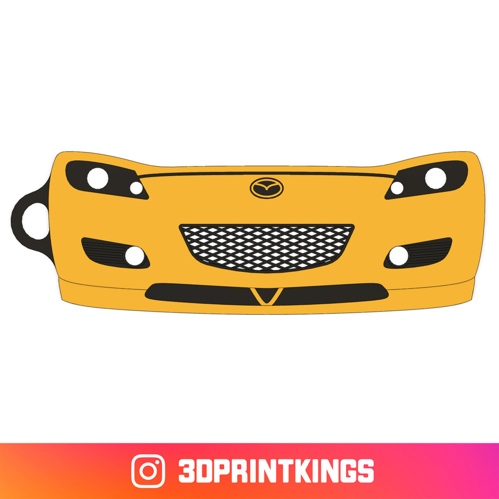 Free STL file Mazda RX-8 - Key Chain 🚗 ・3D printer design to download・Cults